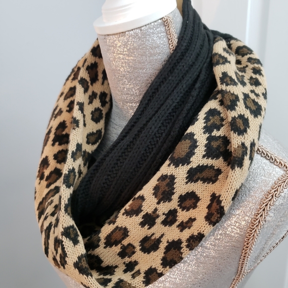 Accessories | Leopardblack Infinity Scarf | Poshmark